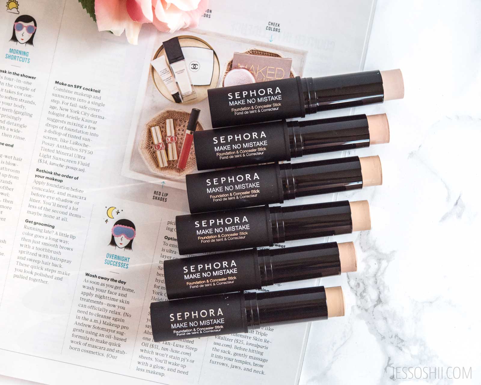 REVIEW: Sephora Make No Mistake Foundation Sticks | Swatches, Demo ...