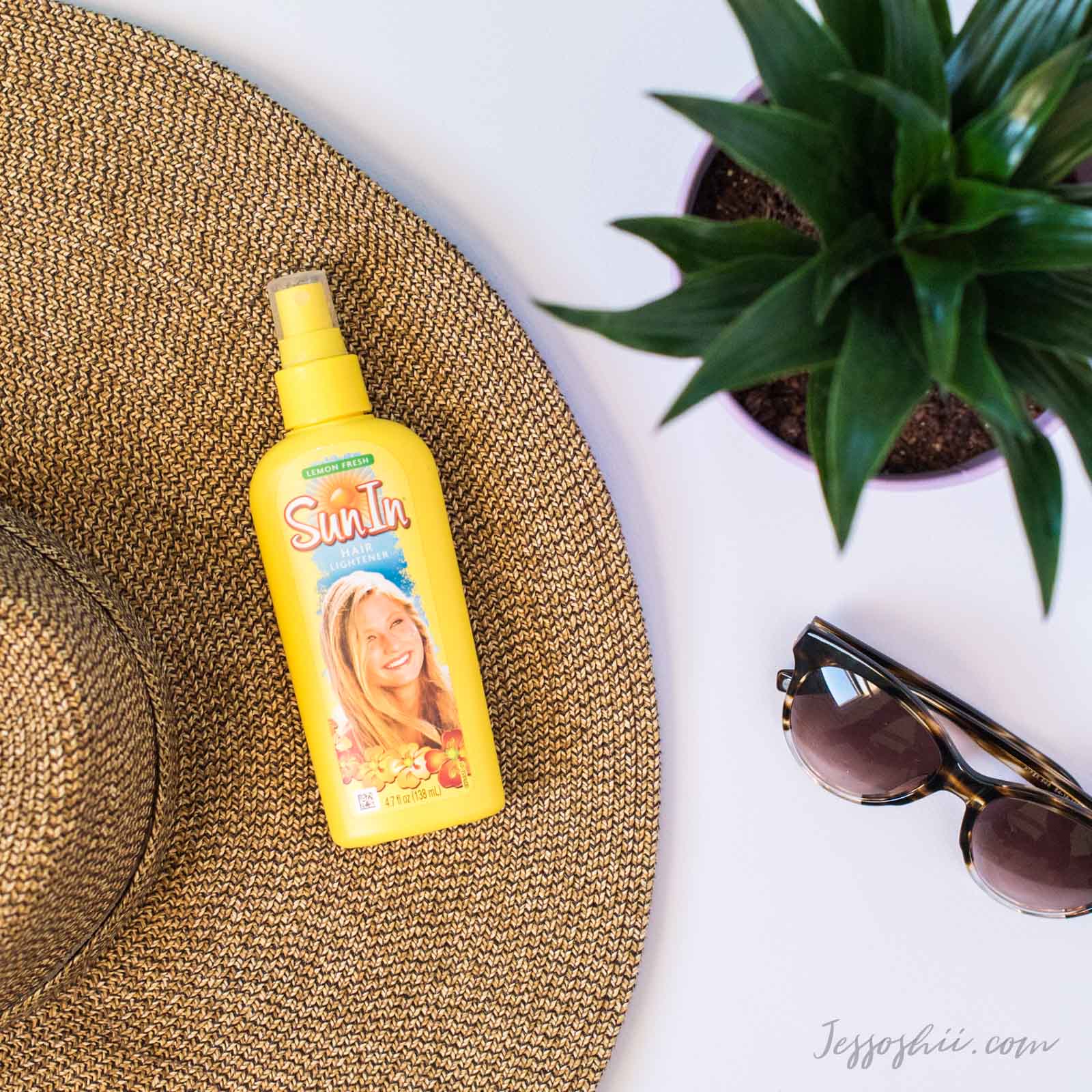Review Sun In Hair Lightener My Results On Dark Brown Hair Jessoshii